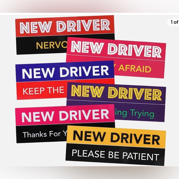 Other | New Driver Magnet For Car Please Be Patient New Student Driver ...